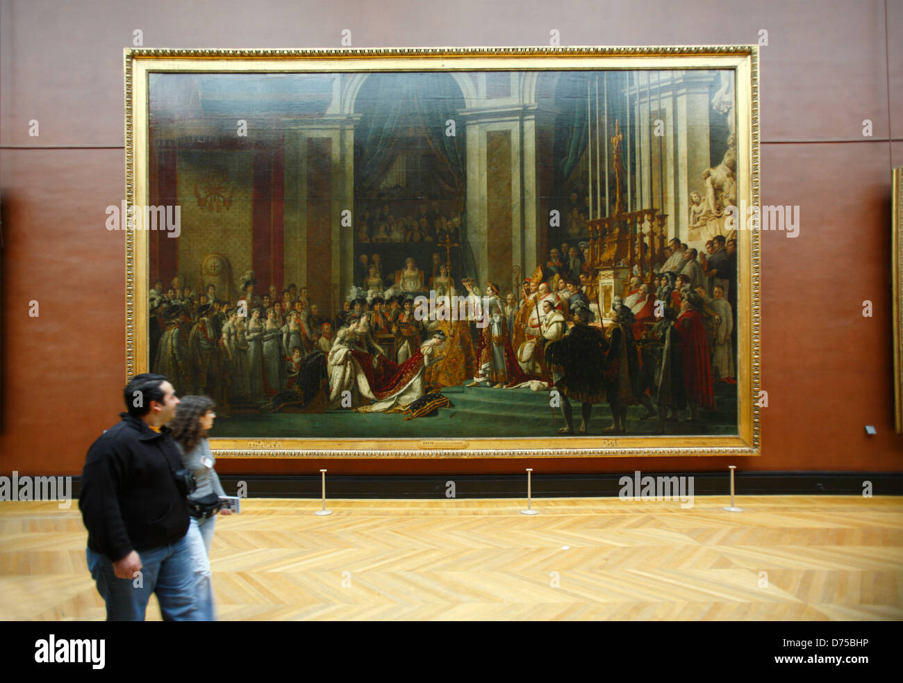 Die Krönung von Napoleon, die Malerei, Louvre-Museum, Paris, Frankreich ...