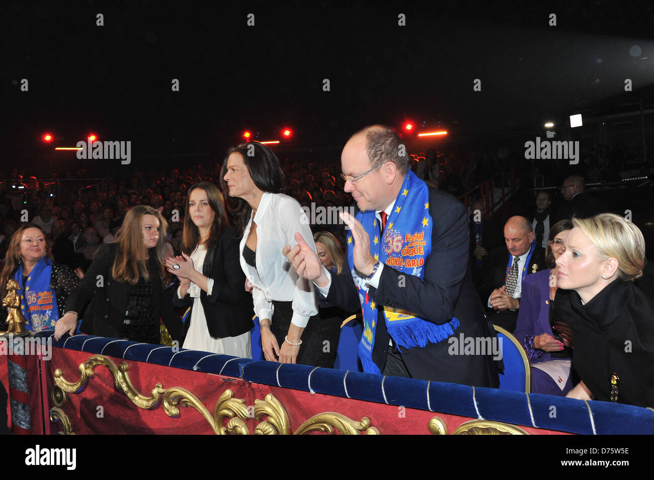 Camille Gottlieb, Pauline Ducruet, Prinzessin Stephanie, Fürst Albert ...