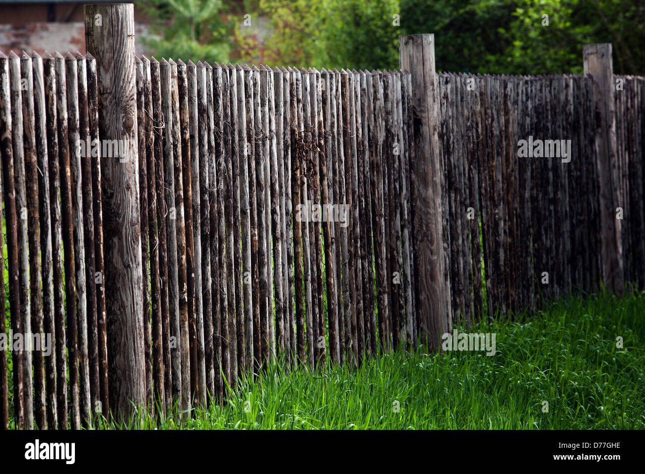 Grasbewachsenen zaun -Fotos und -Bildmaterial in hoher Auflösung – Alamy