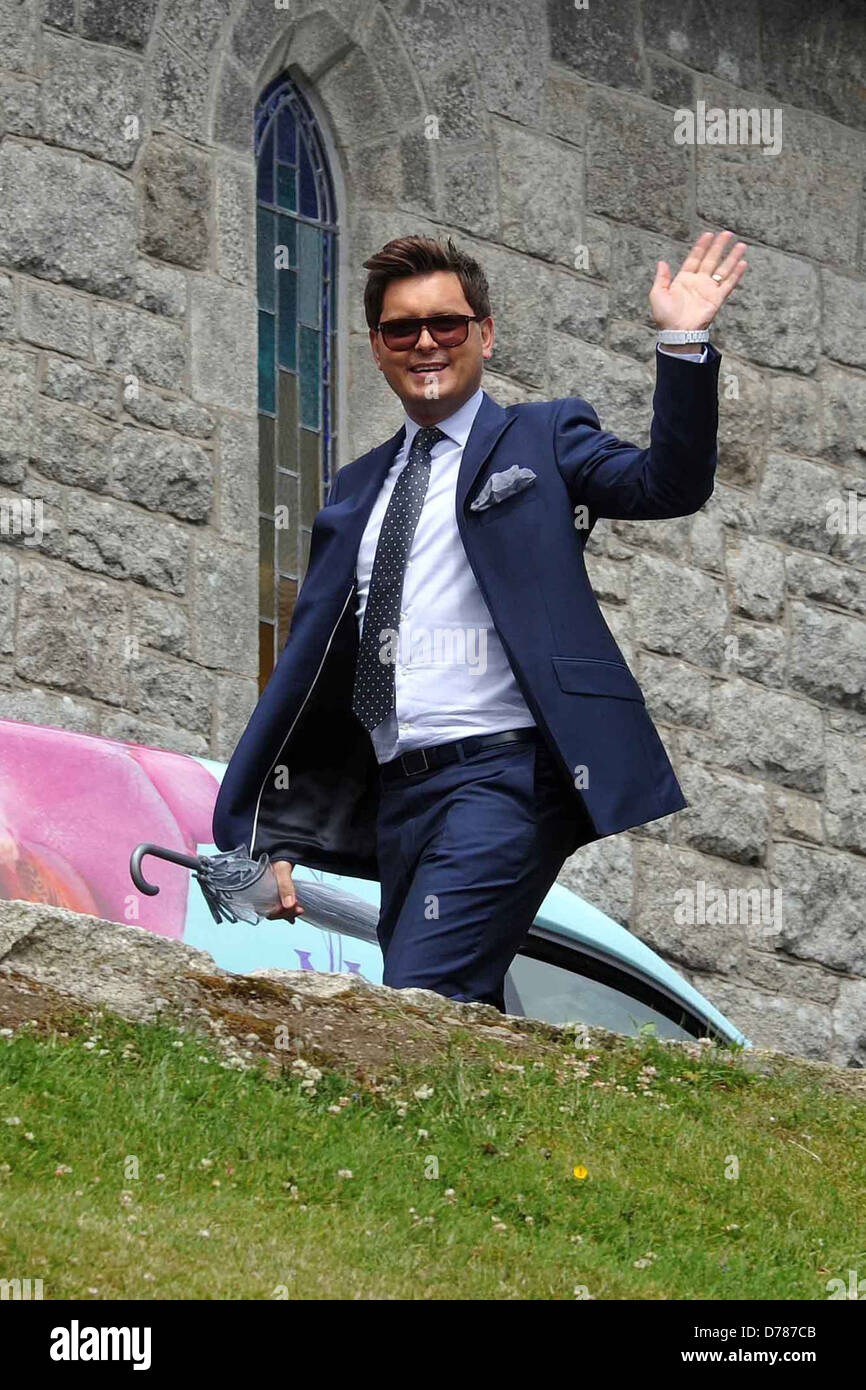 Brian Dowling die Hochzeit von Pippa O'Connor, TV-Moderatorin Brian ...