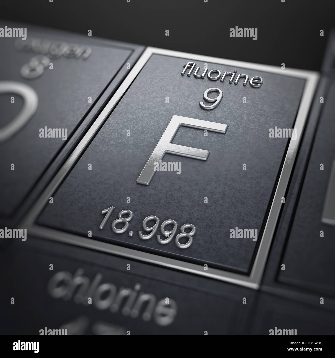 Fluor chemisches Element Stockfotografie - Alamy