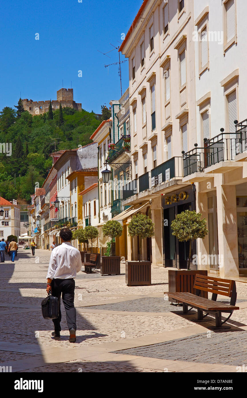 Rua Serpa Pinto, Serpa Pinto Street und Templer Burg Christi im ...