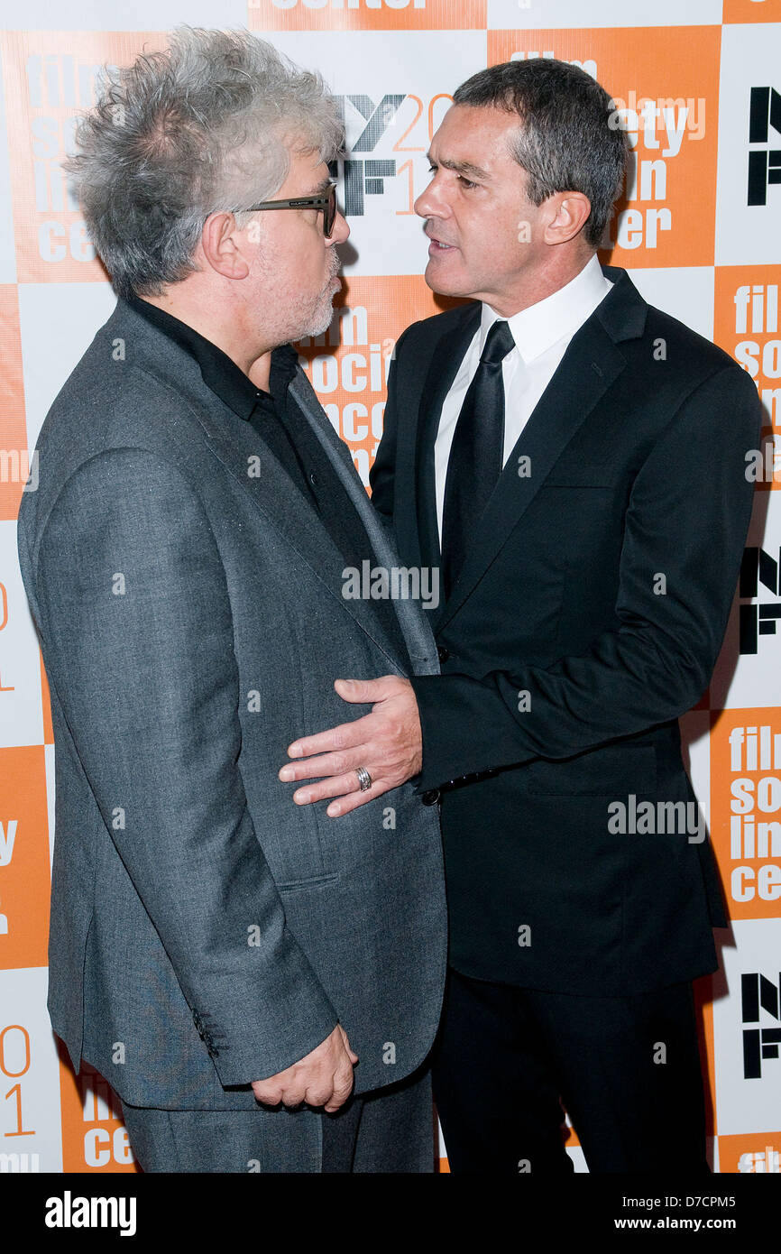 Antonio Banderas und Pedro Almodovar 49th Annual New York Film Festival ...