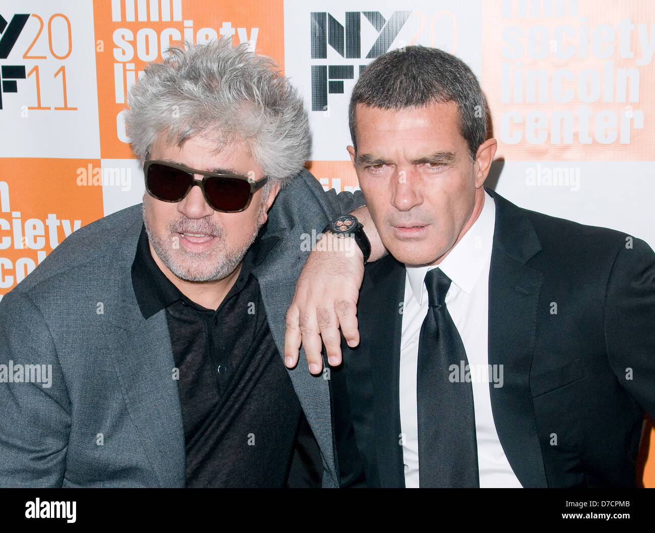 Antonio Banderas und Pedro Almodovar 49th Annual New York Film Festival ...