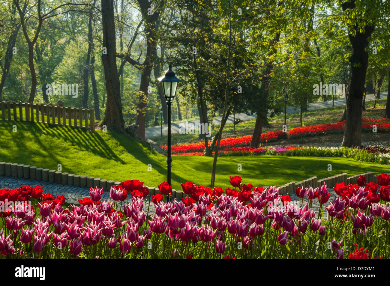 Emirgan Park ist ein historischer städtischer Park befindet sich in ...
