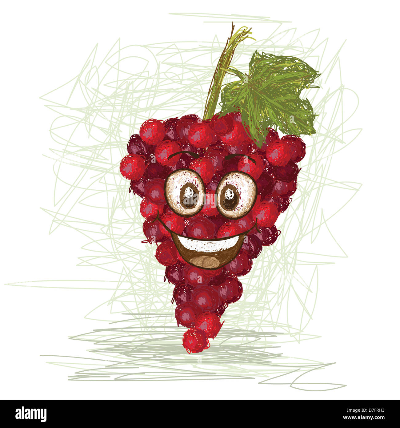 Weintrauben Cartoon Stockfotos und -bilder Kaufen - Alamy