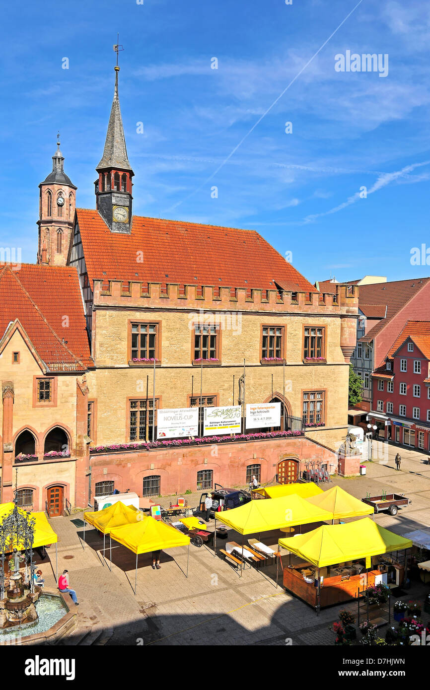 Das alte Rathaus in Göttingen Stockfotografie - Alamy
