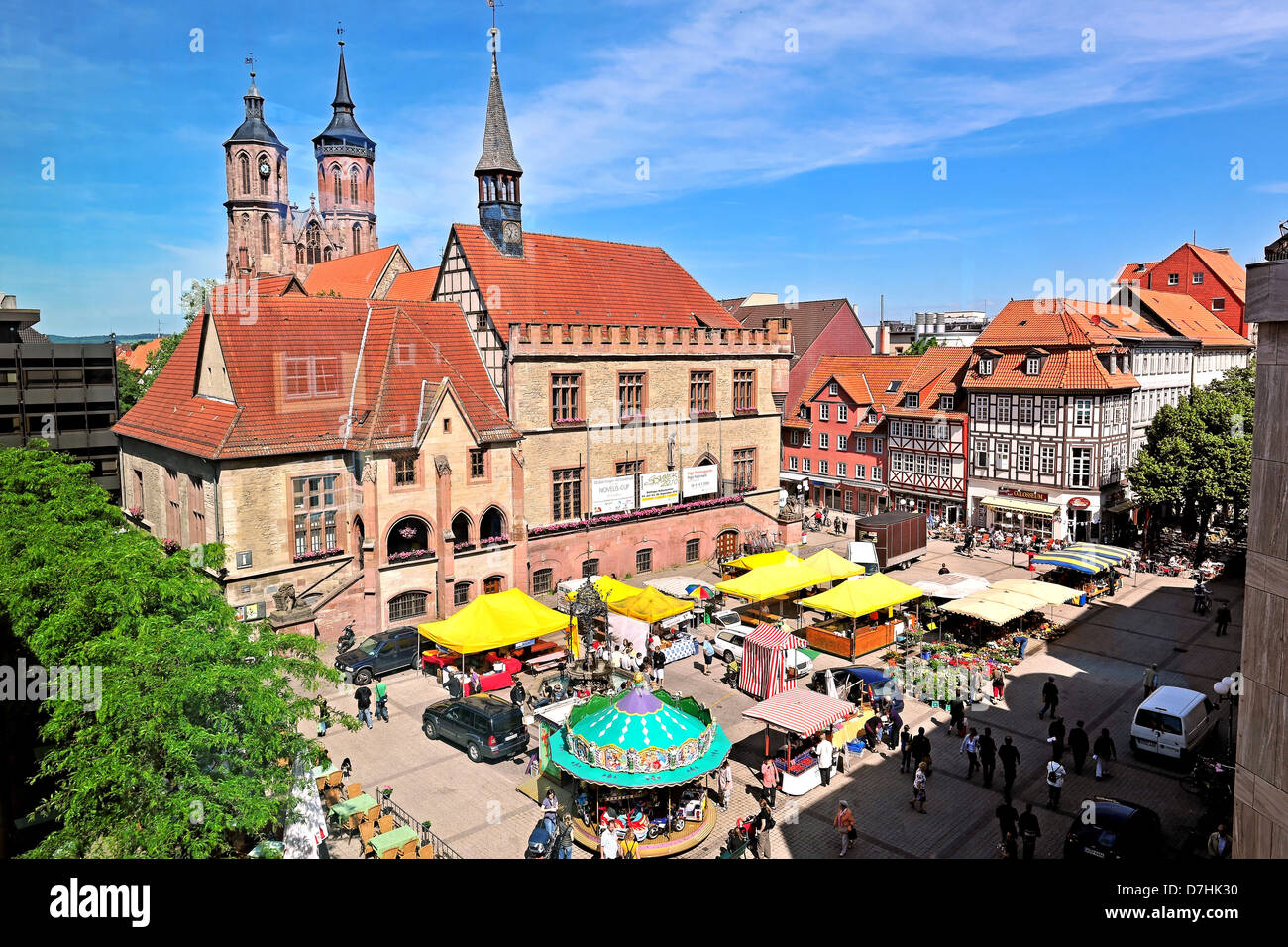 Germany lower goettingen marketplace old -Fotos und -Bildmaterial in ...