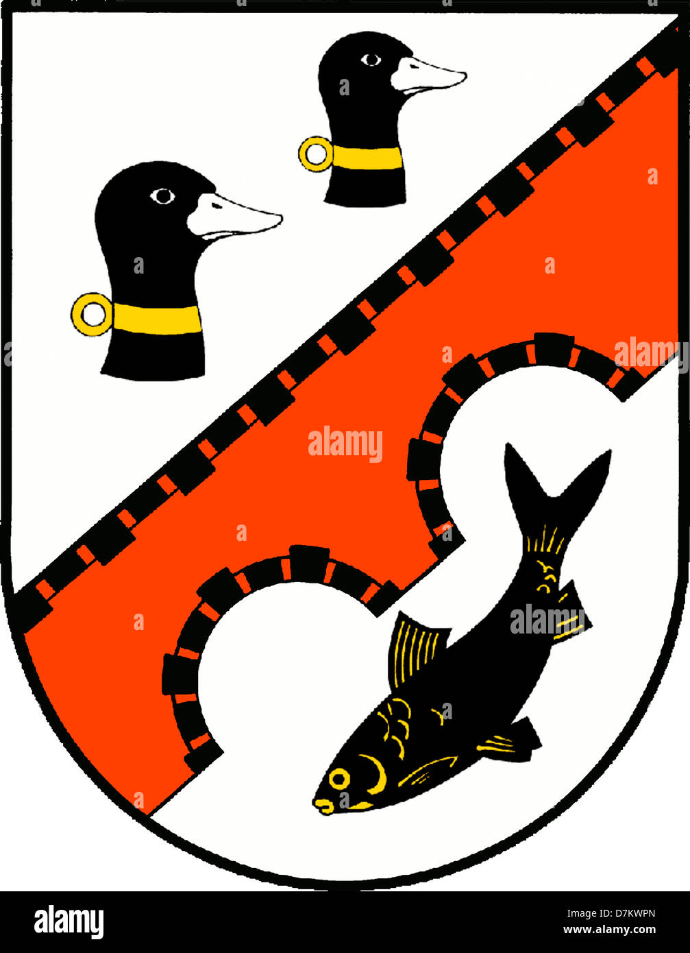 Wappen der deutschen Stadt Premnitz in Brandenburg Stockfotografie - Alamy