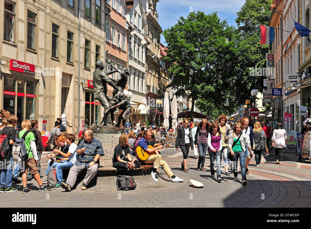 Der Nabel, der Universitätsmedizin Göttingen Fußgängerzone ...