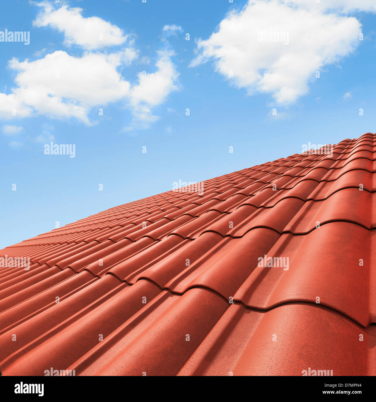Terrakotta Fliesen Ziegeldach Stockfotos und -bilder Kaufen - Alamy