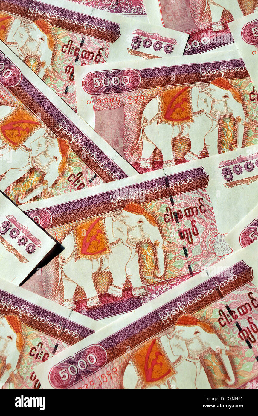 Myanmar Banknote Stockfotos und -bilder Kaufen - Alamy