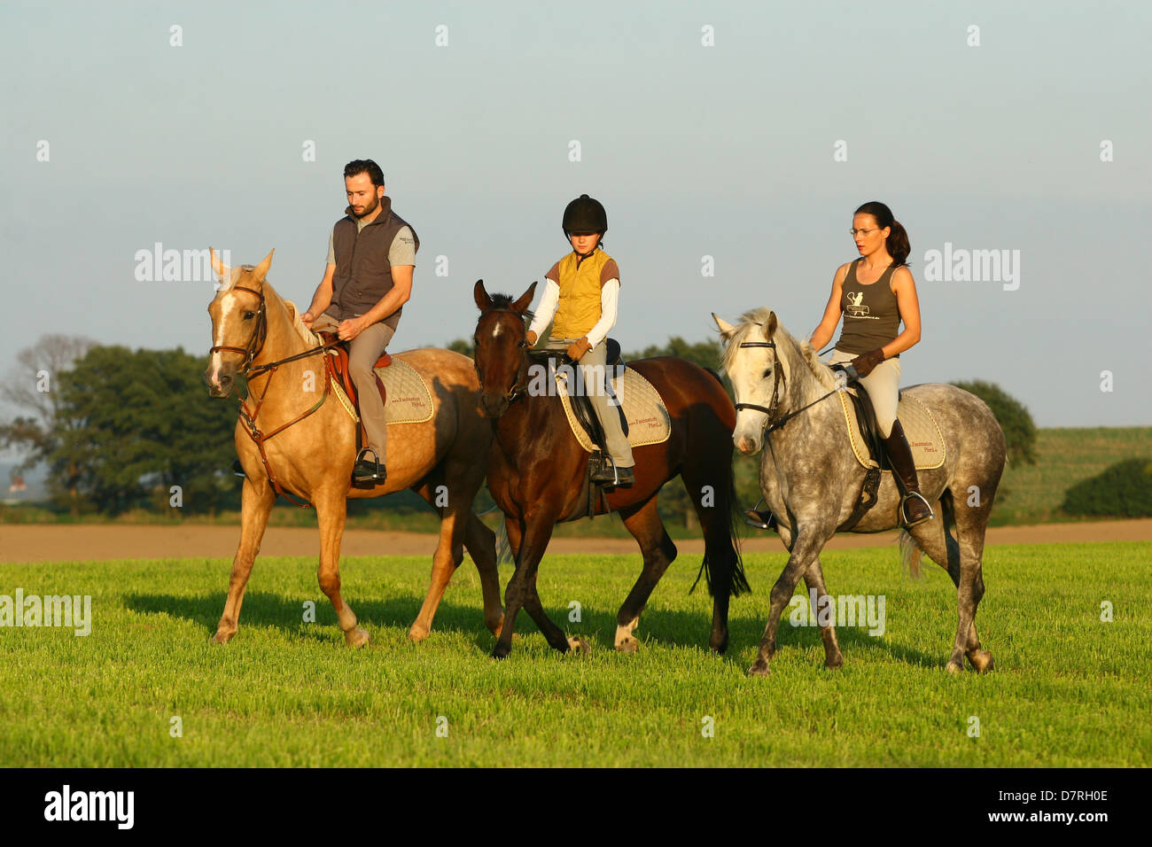 Junge frauen, die pferde reiten -Fotos und -Bildmaterial in hoher ...