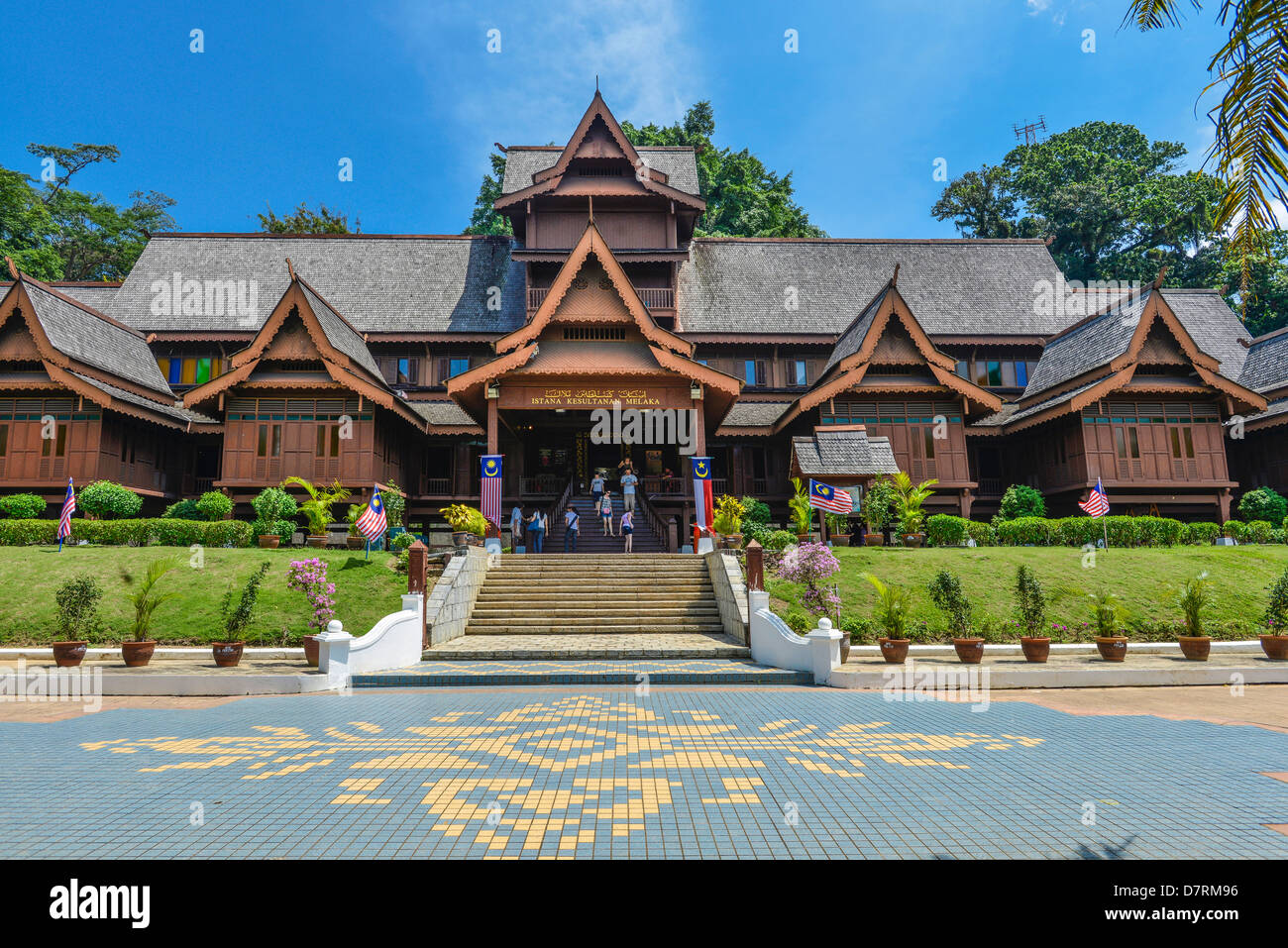 Asien Malaysia Malacca Sultanate Palace Museum Stockfotografie - Alamy