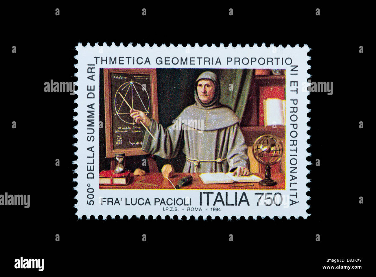 Fra Luca Bartolomeo De Pacioli Stockfotos und -bilder Kaufen - Alamy