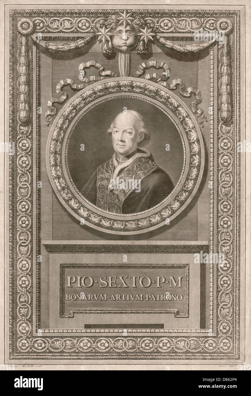 Papst Pius VI Stockfotografie - Alamy