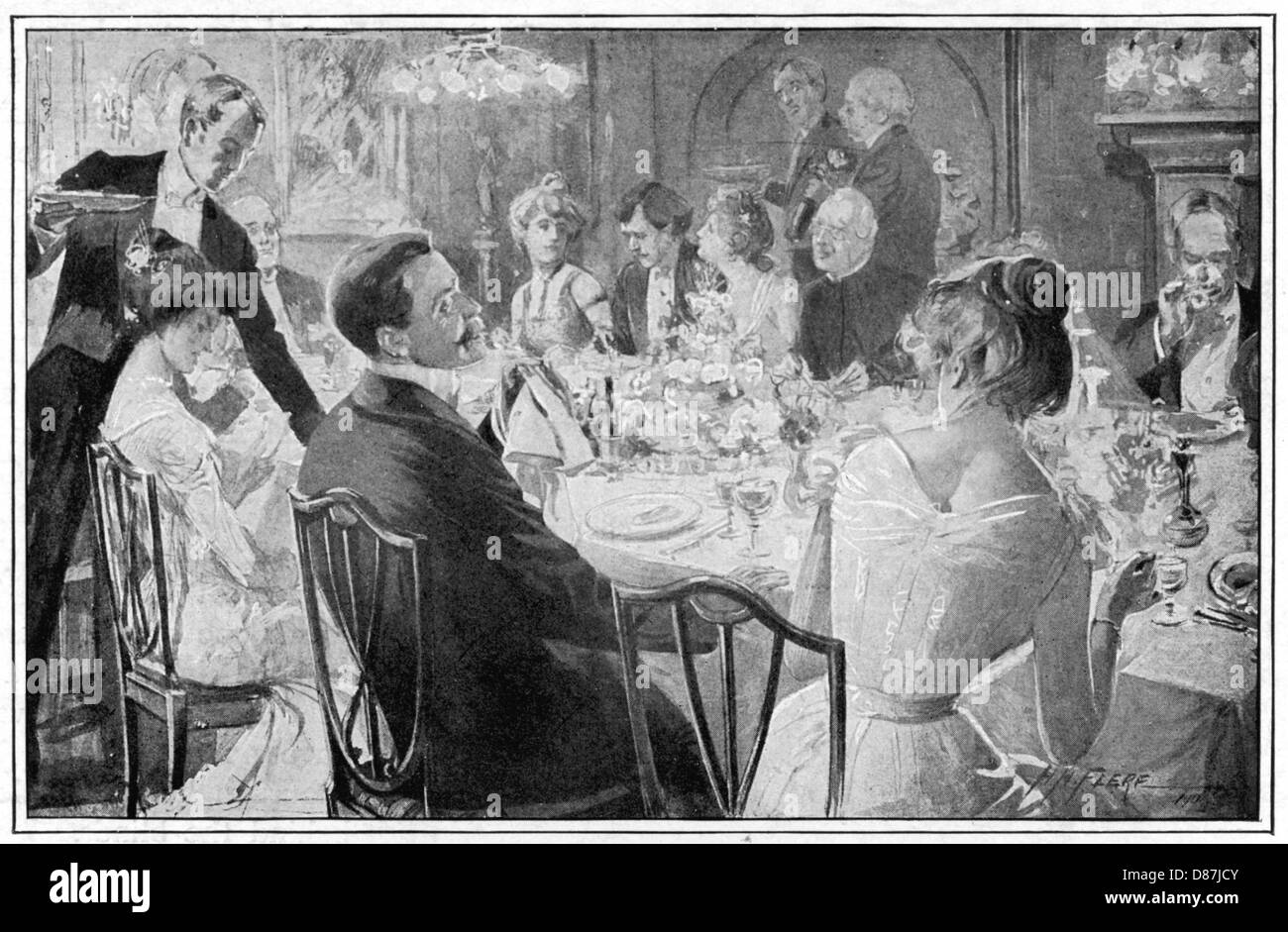 Dinner party historical -Fotos und -Bildmaterial in hoher Auflösung – Alamy
