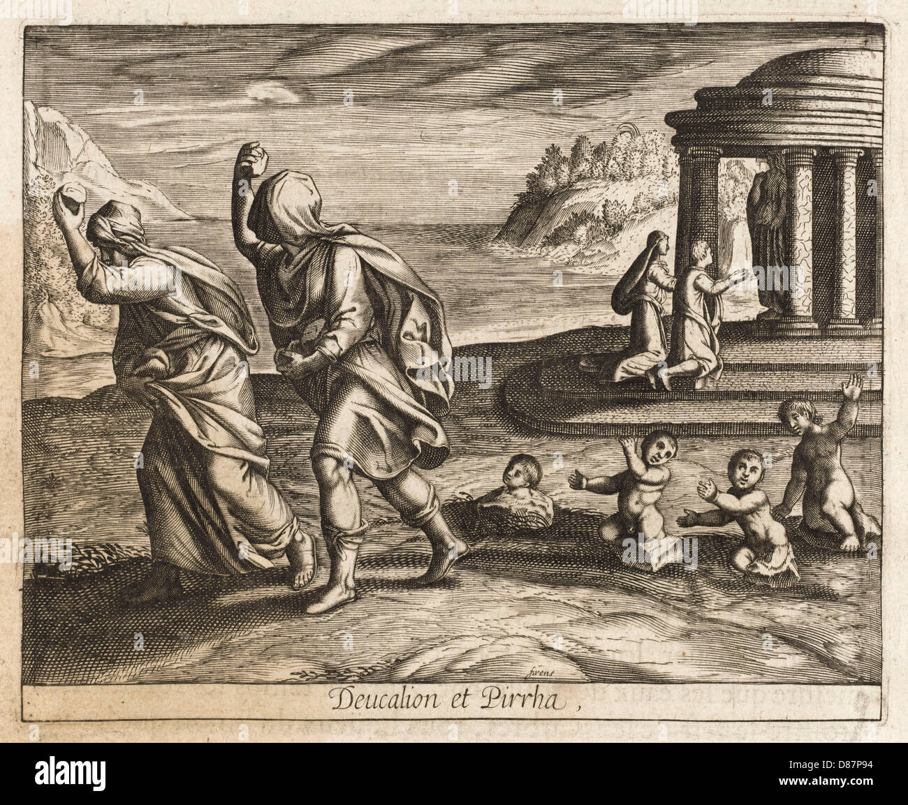 Deucalion und Pyrrha Stockfotografie - Alamy