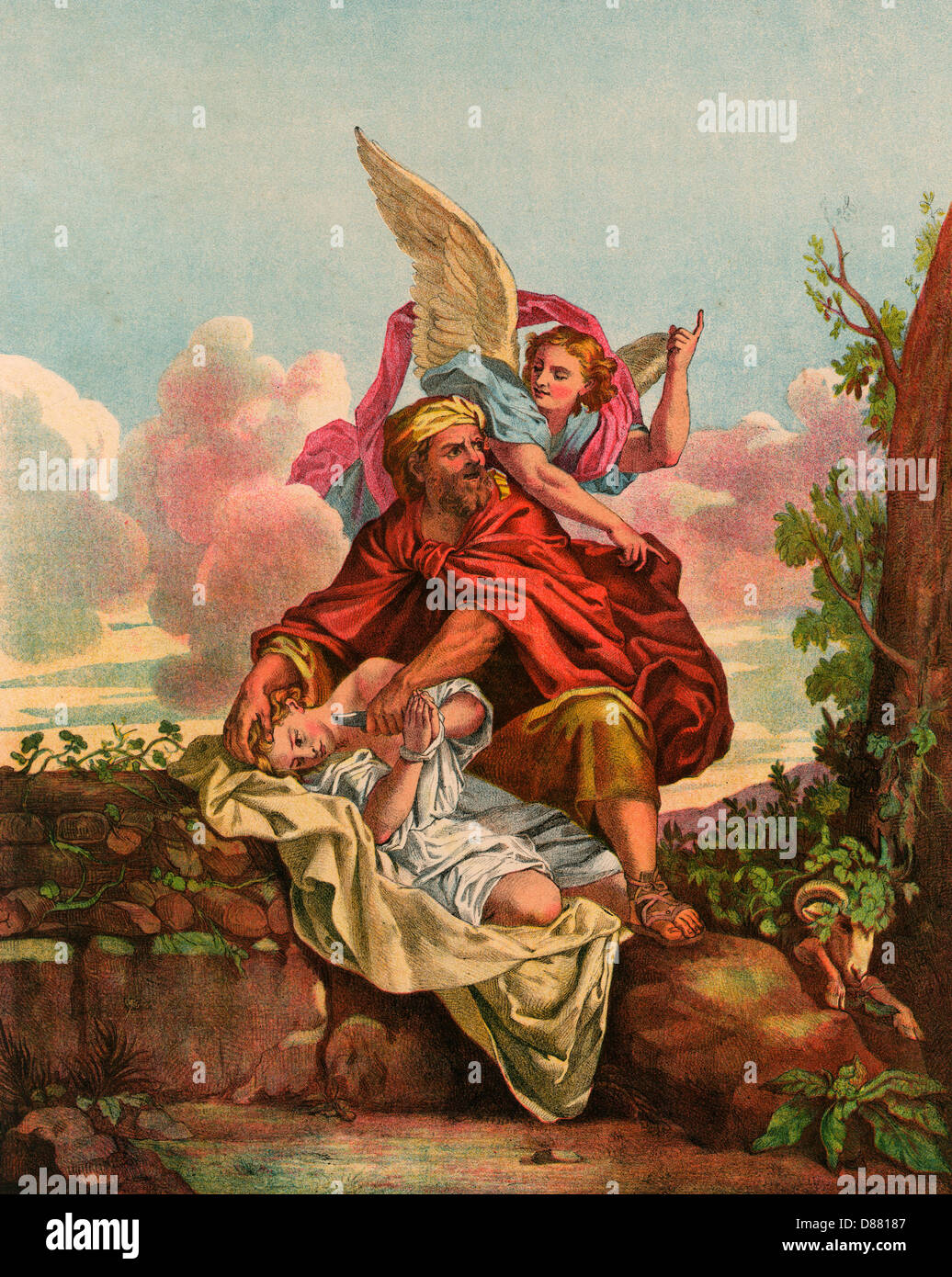 Abraham Angel Isaac Stockfotos und -bilder Kaufen - Alamy