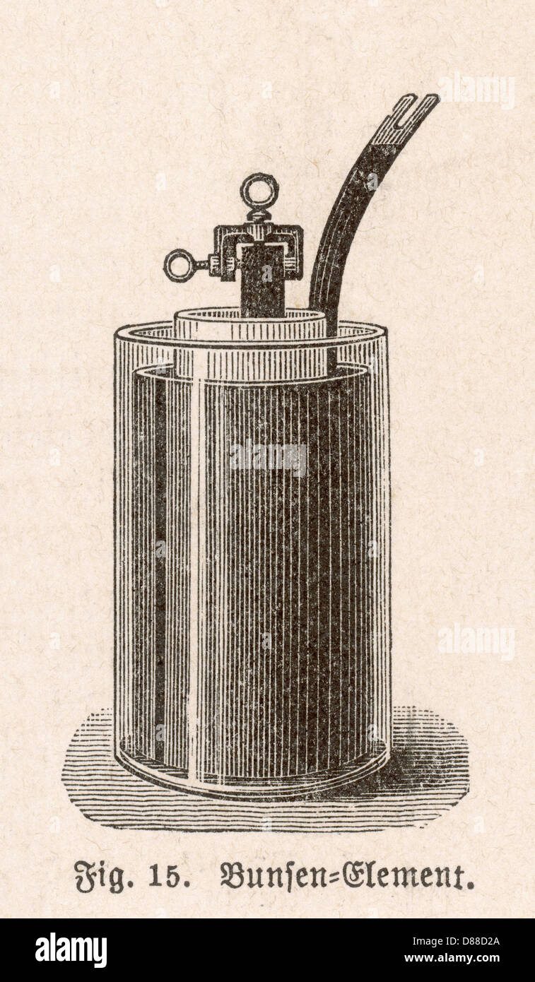 Bunsen cell battery -Fotos und -Bildmaterial in hoher Auflösung – Alamy