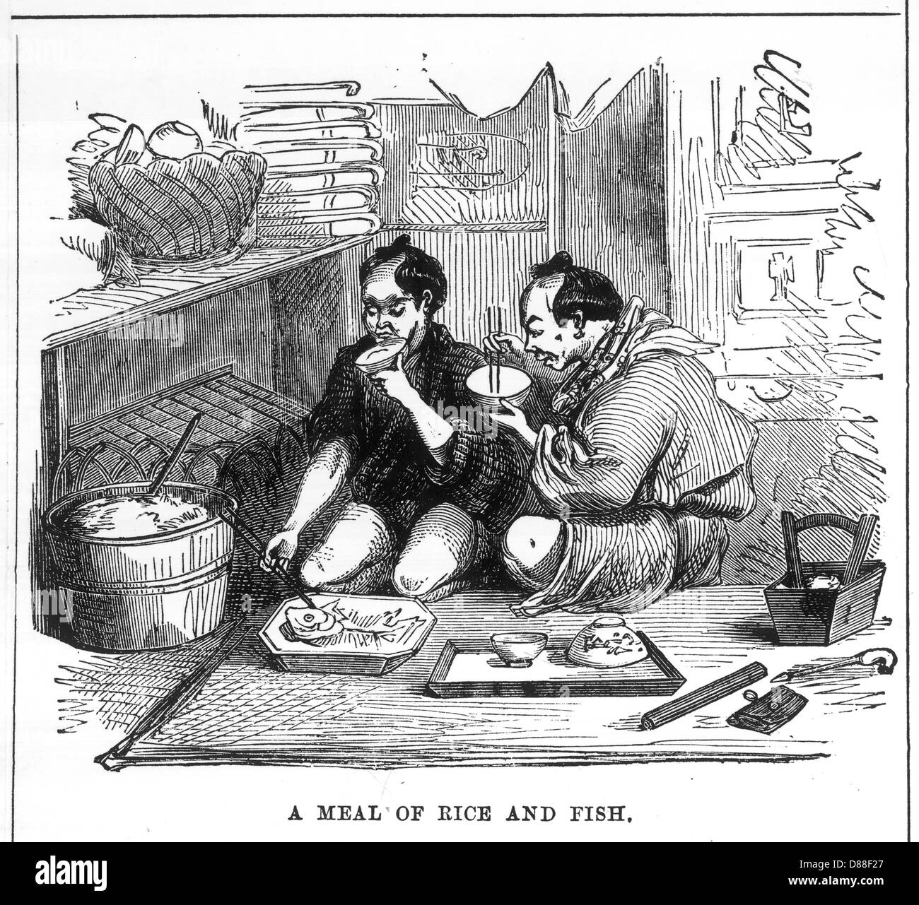 Mahlzeit sollte Schwarzweiß-Stockfotos und -bilder - Alamy