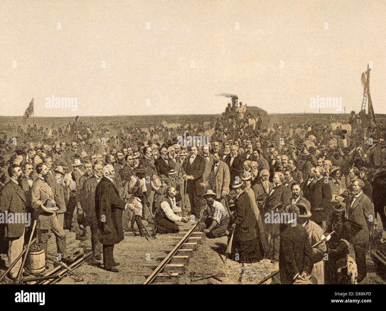 Transcontinental railroad 1869 -Fotos und -Bildmaterial in hoher ...