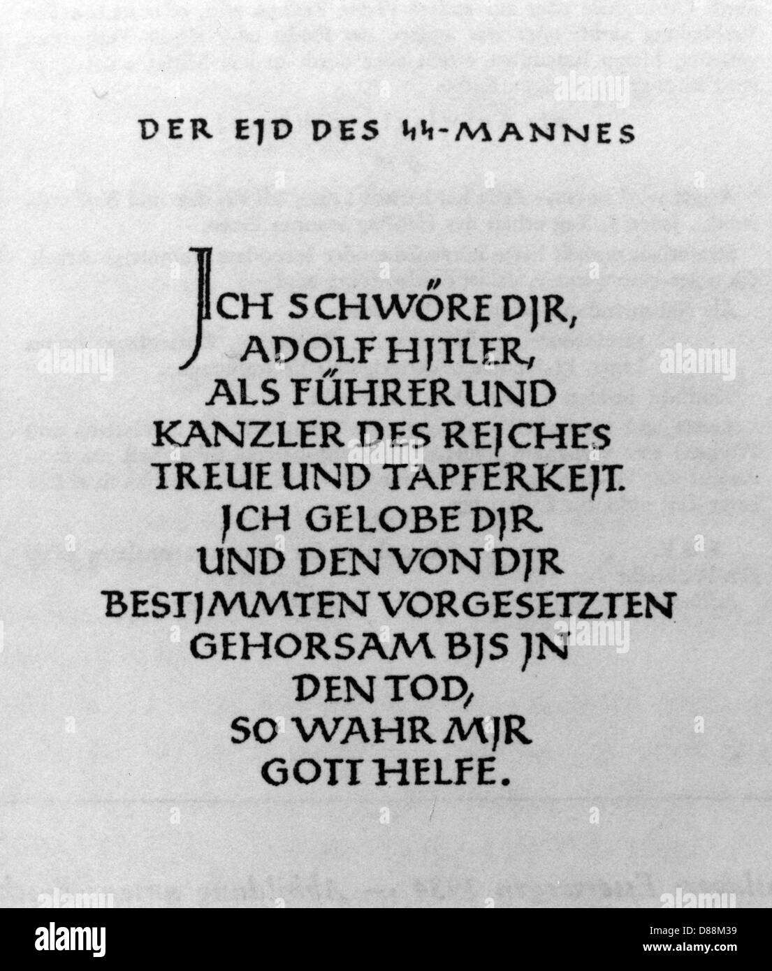 Hitler eid -Fotos und -Bildmaterial in hoher Auflösung – Alamy