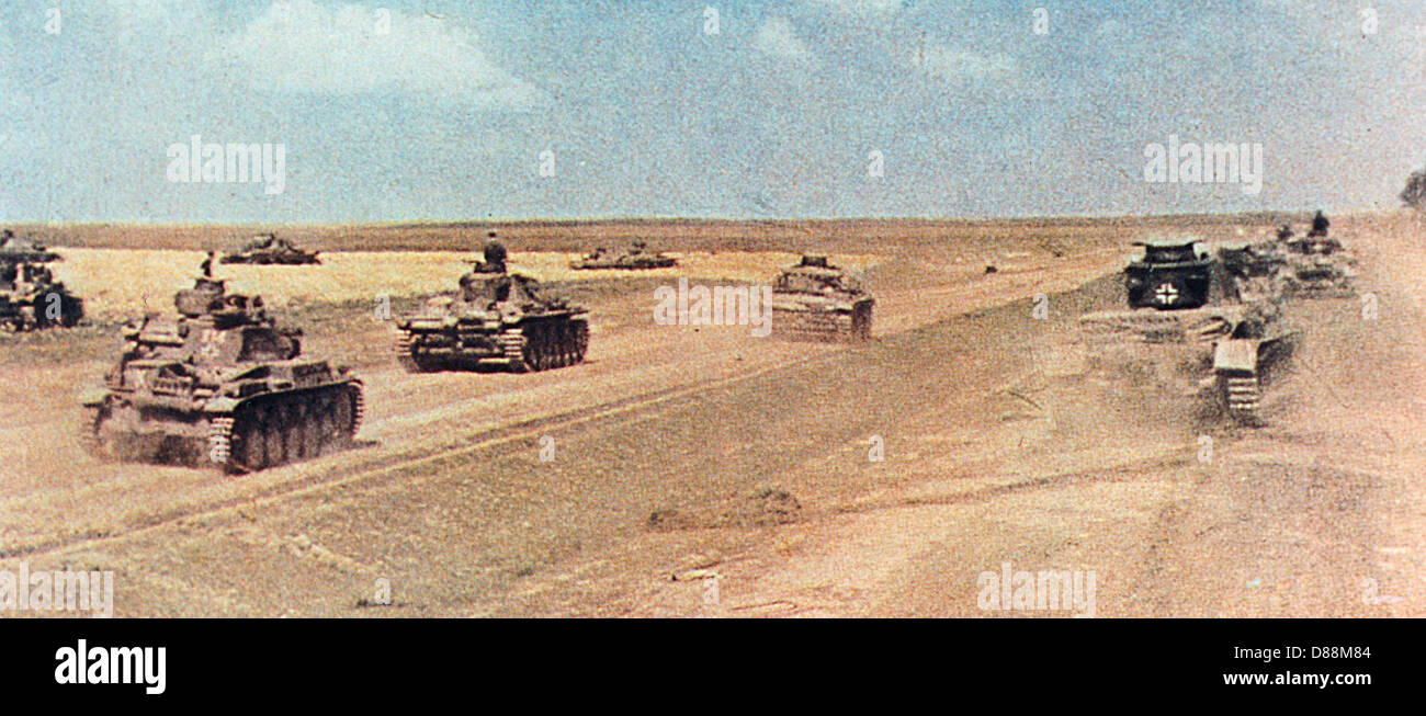 Deutsche Panzer In Russland Stockfotografie - Alamy