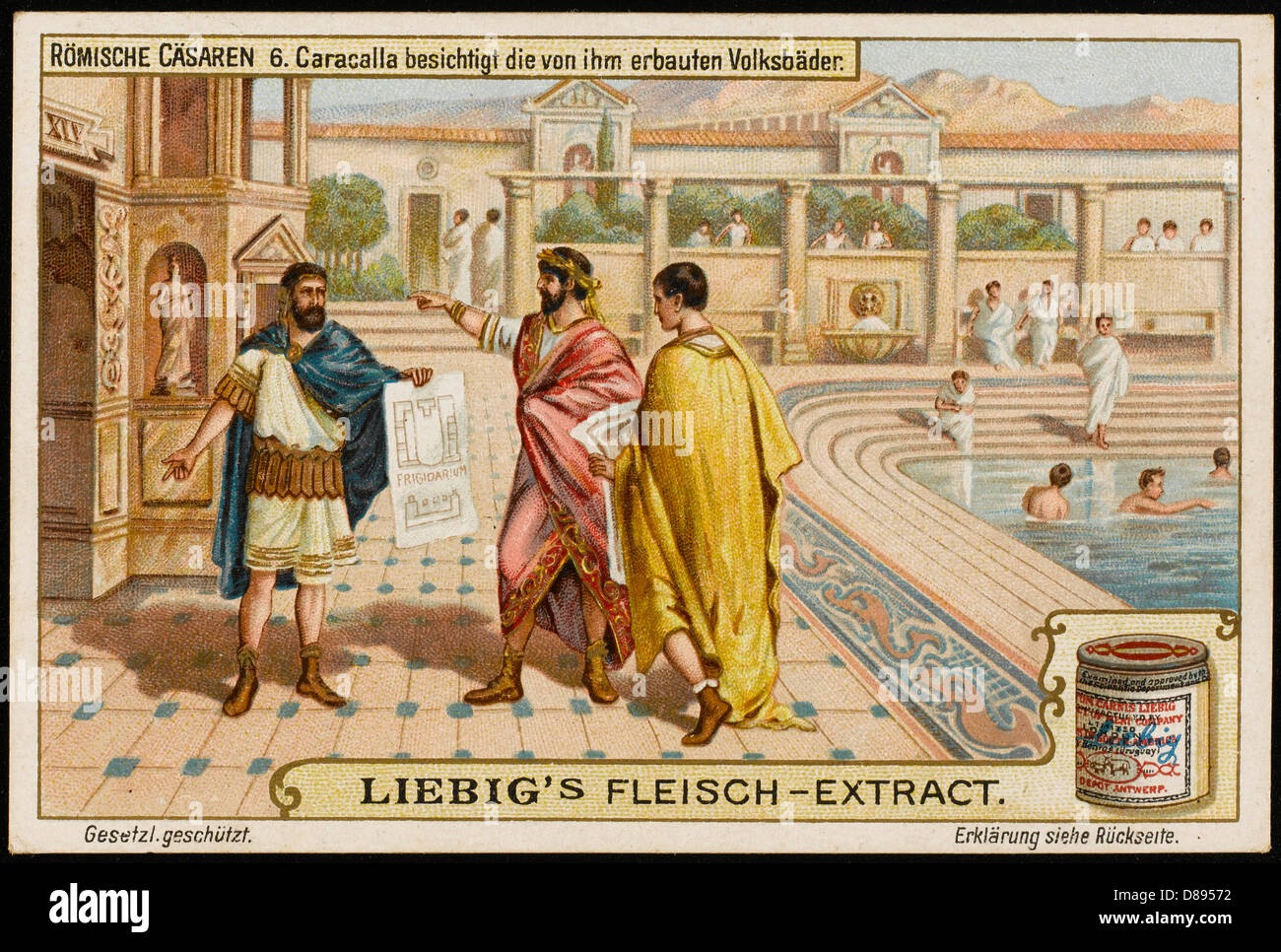 Die Thermen von Caracalla, Rom, Italien - Therme Antonianae ...