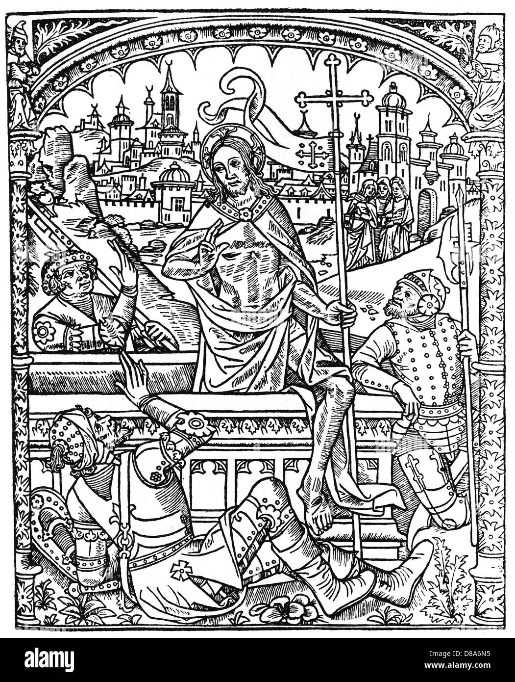 Die auferstehung jesu grab Schwarzweiß-Stockfotos und -bilder - Alamy