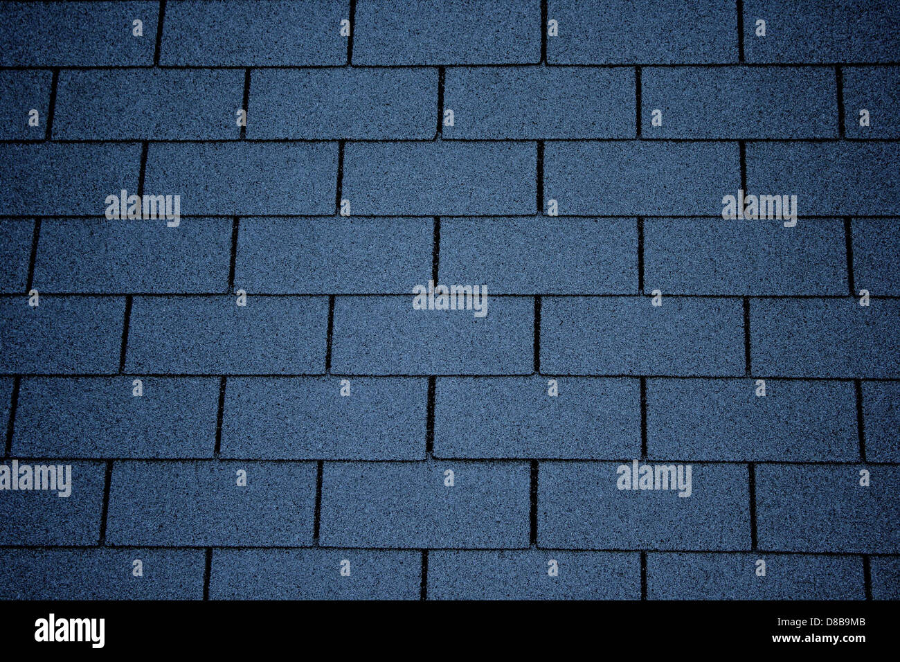 blaue Asphalt Dach Schindeln Textur Stockfotografie - Alamy