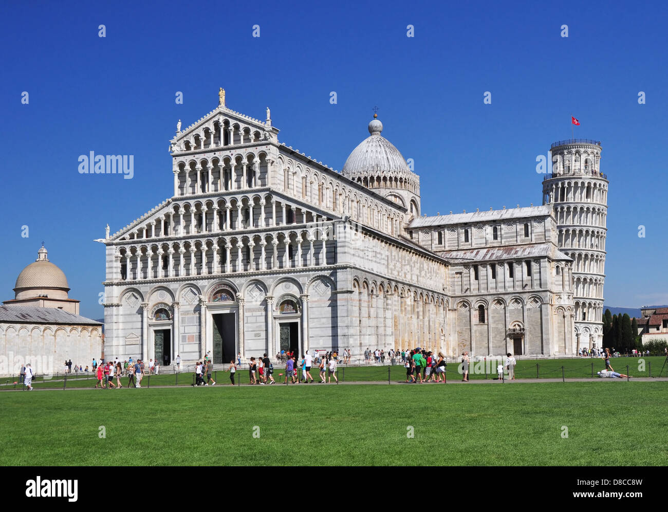 Die Basilika an der Piazza dei Miracoli. Die Basilika ist ein ...