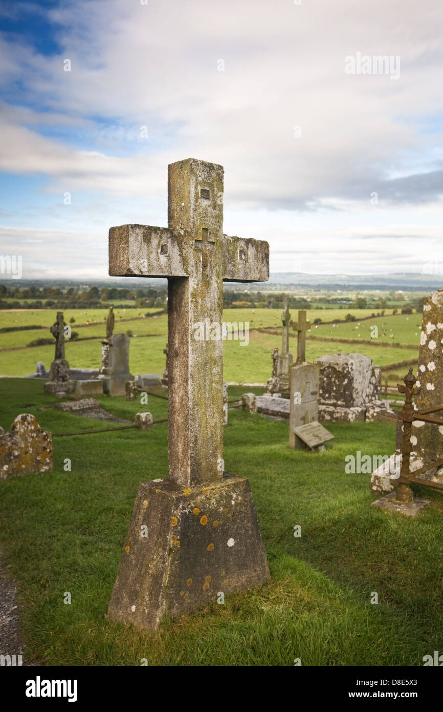 Keltische Kreuze am Friedhof, Rock of Cashel, Irland Stockfotografie - Alamy