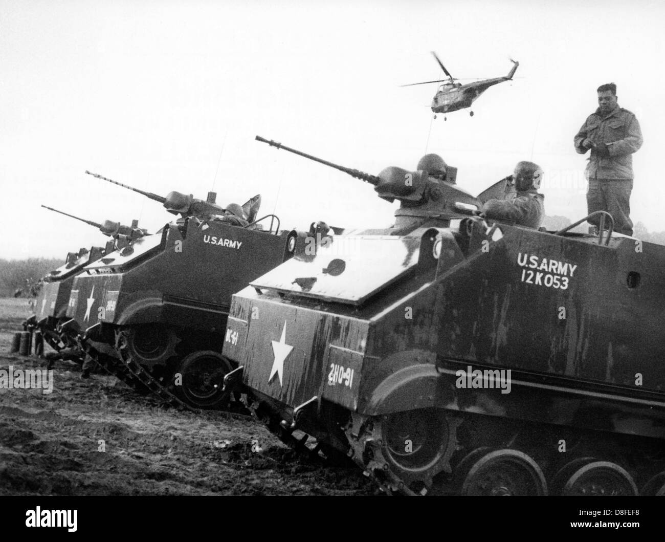 Amerikanische Soldaten der US-Brigade Berlin Teilnahme an einem ...