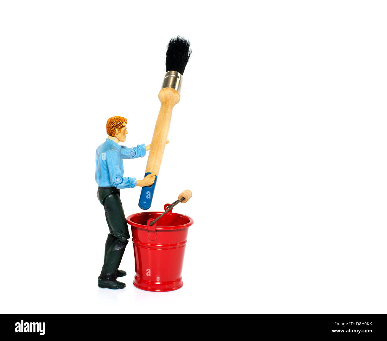 Roter mann Ausgeschnittene Stockfotos und -bilder - Alamy