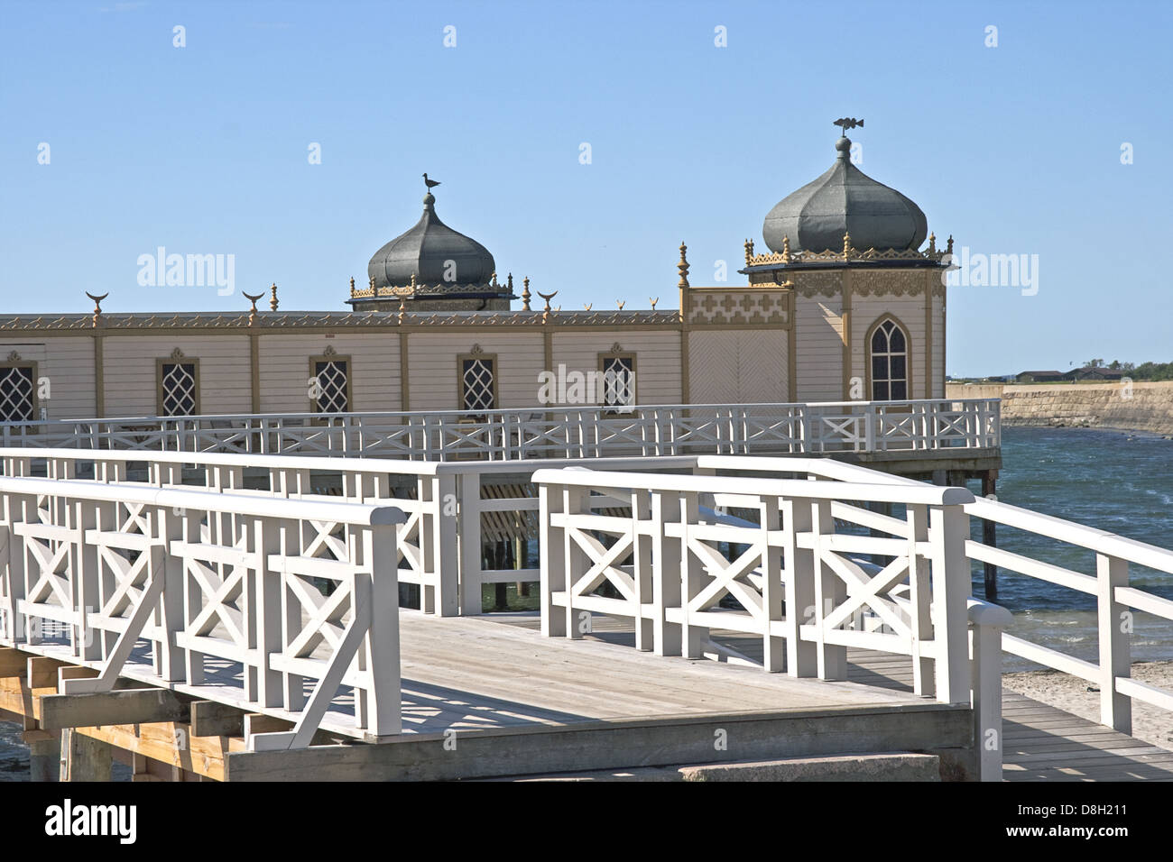 Badehaus in Varberg, Sverige Stockfotografie - Alamy