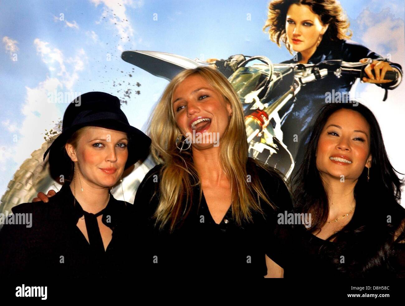 Drew Barrymore, Cameron Diaz und Lucy Liu beim Fotoshooting von "Drei Engel für Charlie" in ...