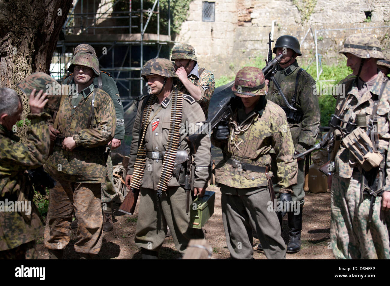 Weltkrieg 2 waffen-ss Re-enactors Stockfotografie - Alamy