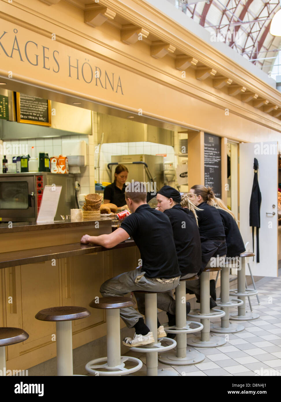 Saluhallen oder Food Hall in Göteborg, Schweden Stockfotografie - Alamy