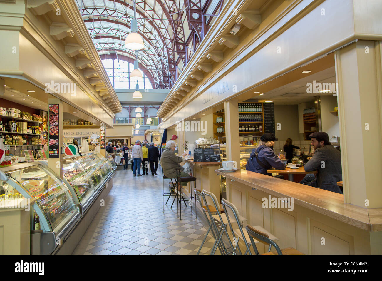 Saluhallen oder Food Hall in Göteborg, Schweden Stockfotografie - Alamy