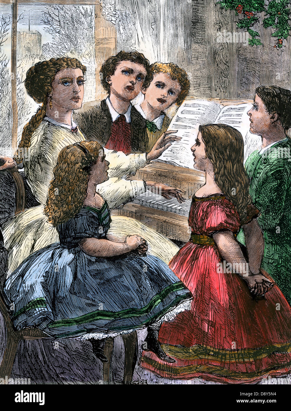 Victorian Children Playing Stockfotos und -bilder Kaufen - Alamy