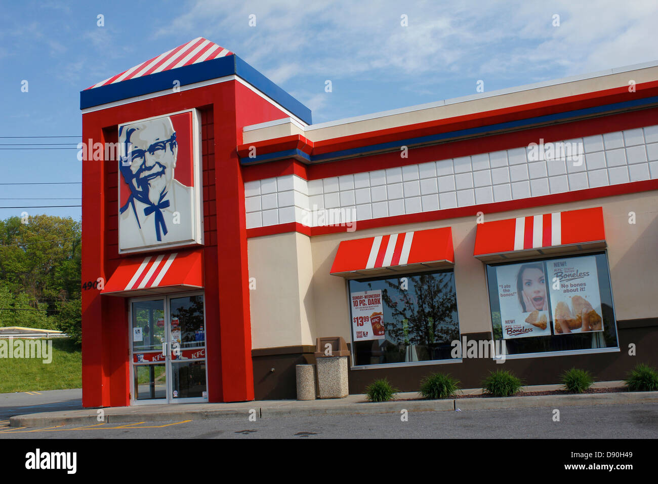 KFC Kentucky Fried Chicken-Ladenzeile Stockfotografie - Alamy