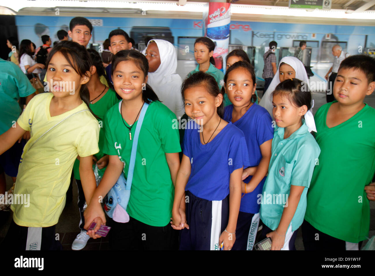 Bangkok Thailand, Thai, Pathum Wan, Phaya Thai Station, Bangkok Mass ...