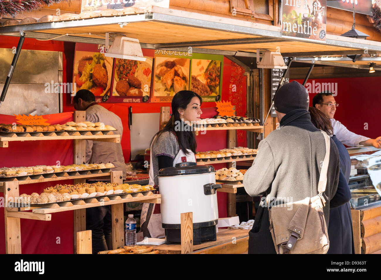 Christmas Market Montpellier Hérault Languedoc Roussillon Stockfotos ...