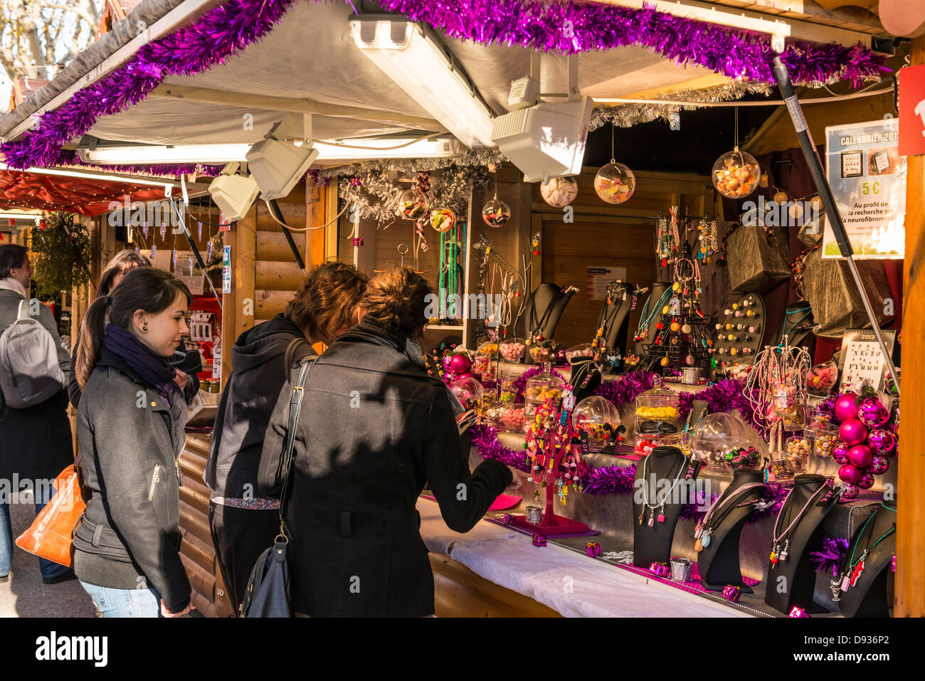 Christmas market montpellier hérault languedoc roussillon -Fotos und ...
