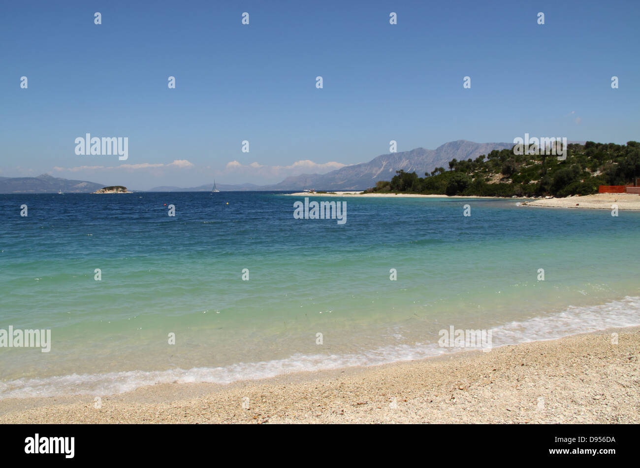 Fanari Beach, Meganisi, Lefkada, ionische Insel, Griechenland ...