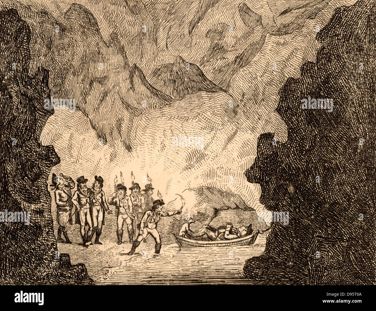 Peak Cavern, Castleton, Derbyshire, England, auch genannt das Peak ...