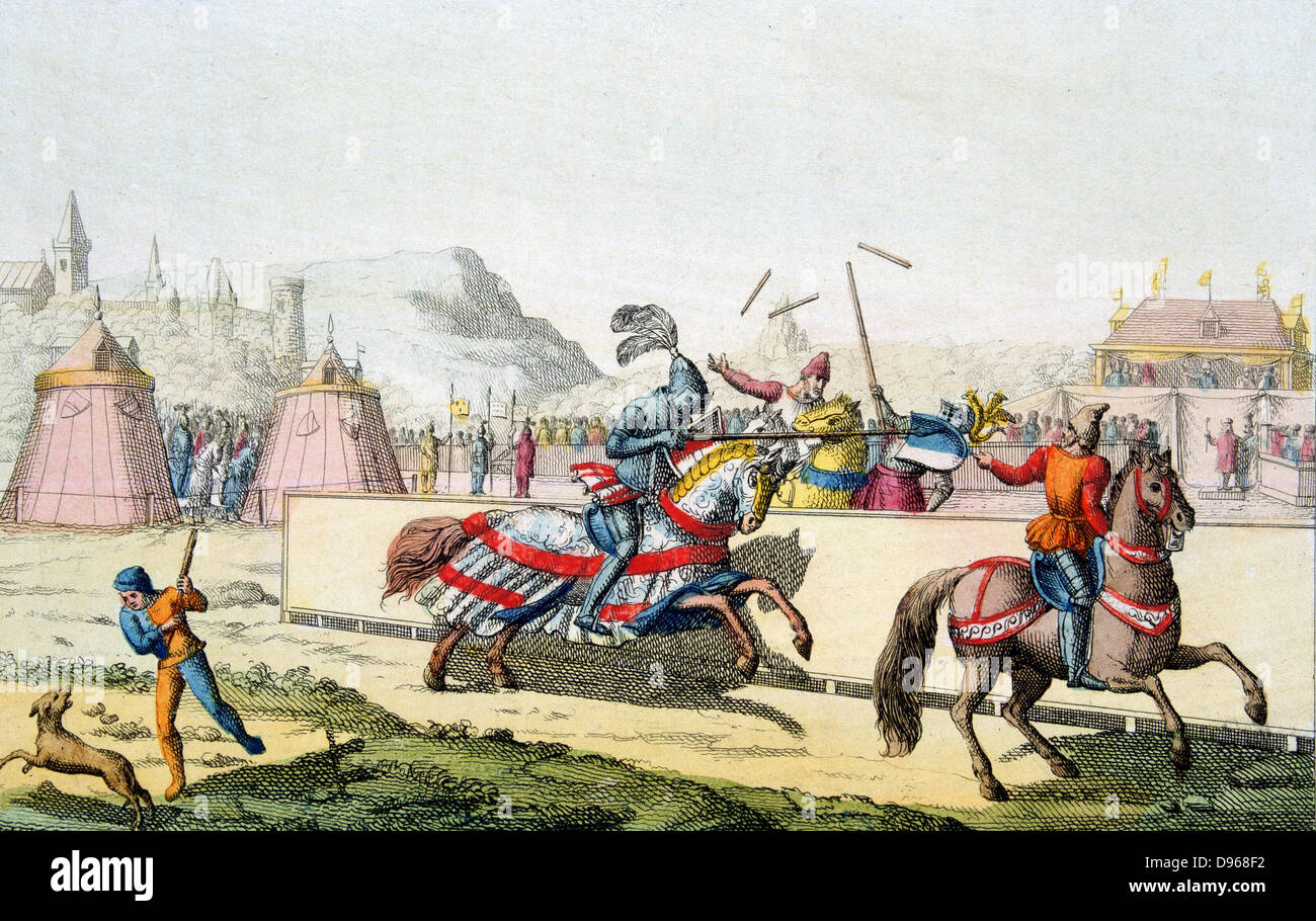 Knights tournament -Fotos und -Bildmaterial in hoher Auflösung – Alamy