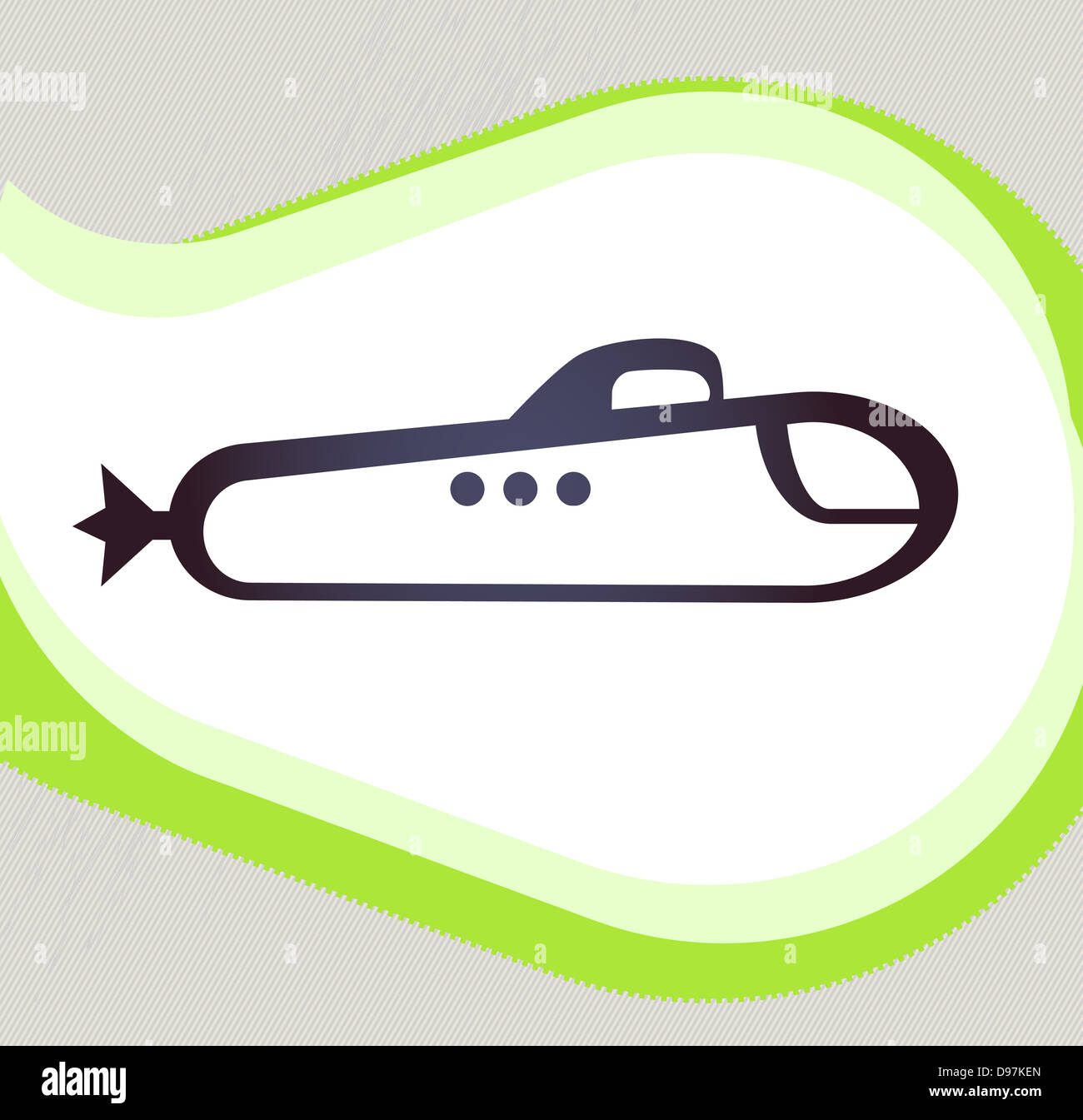 U-Boot. Retro-Stil-Emblem, Symbol, Piktogramm Stockfotografie - Alamy