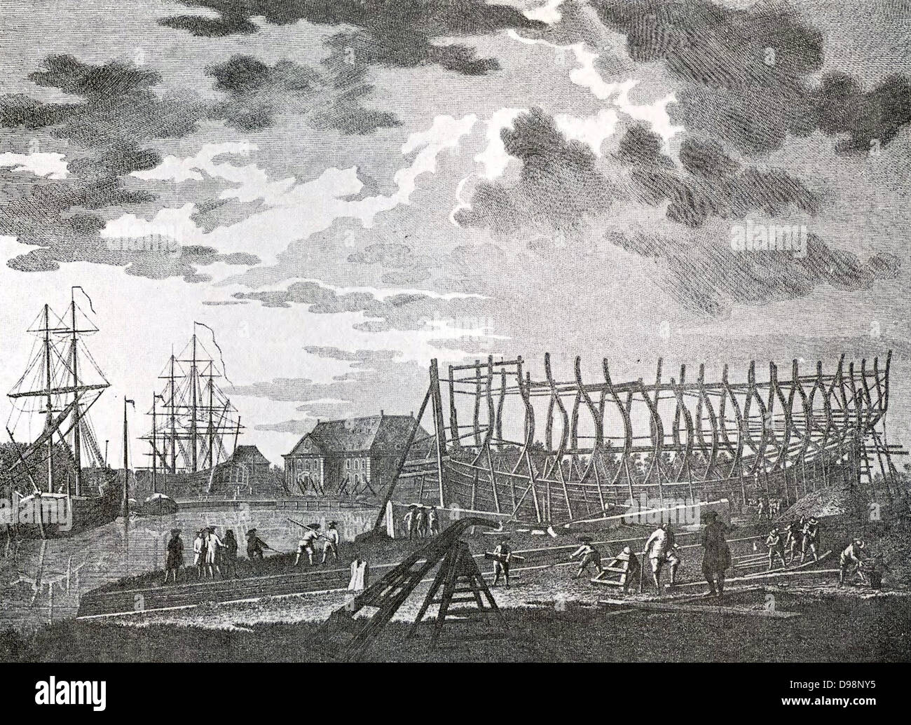 Schiffbau. Das Holz und seine Verwendung. Schiffbau in den Niederlanden ...